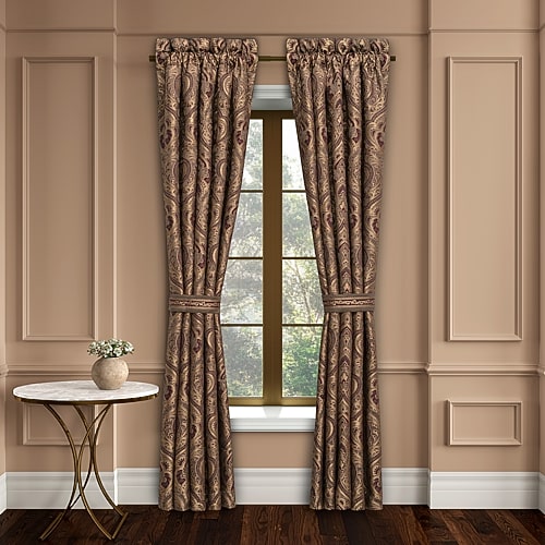 Click here for Five Queens Court Odette Window Panel Pair  50 x 9... prices