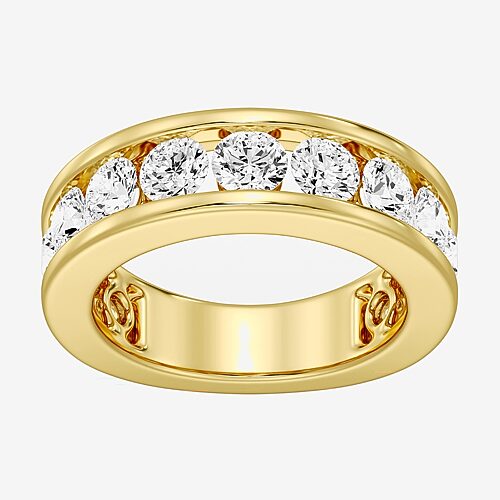 Click here for (F / Si1-Si2) Womens 4.5MM 3 CT. T.W. Lab Grown Wh... prices