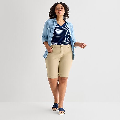 Click here for St. Johns Bay Womens 11 Plus Easy-on + Easy-off Be... prices