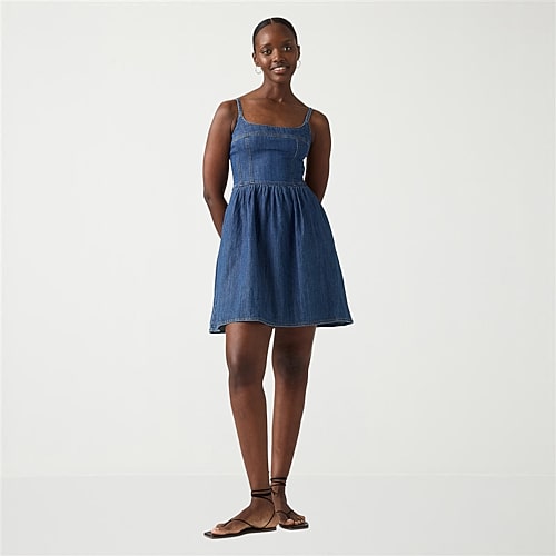 Click here for Levis Womens Jadine Square Neck Denim Mini Dress -... prices