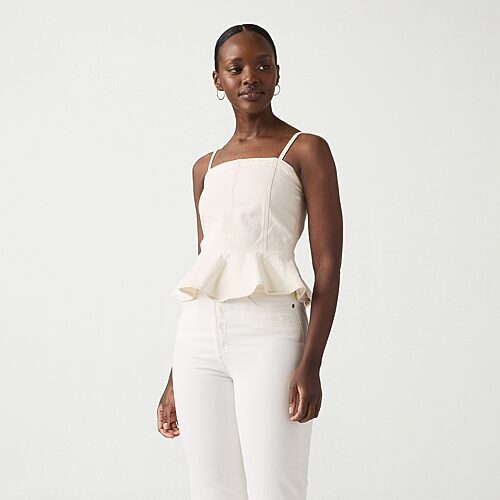 Click here for Levis Womens Anderson Sleeveless Cotton Flounce To... prices