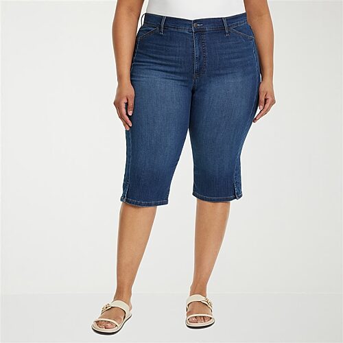 Click here for Gloria Vanderbilt Womens Plus Capri Jean  18w  Blu... prices