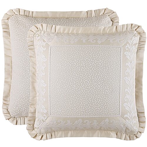 Click here for J Queen New York Marquis Sham  European - Cream prices
