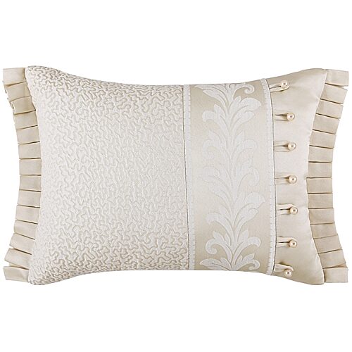 Click here for Queen Street Oblong Throw Pillow  One Size  White prices