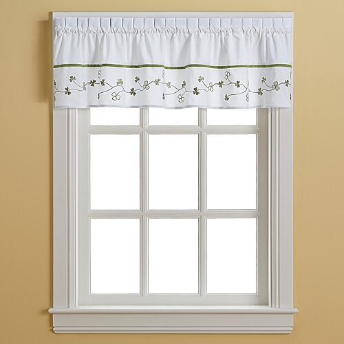 Click here for CHF Clover Valance  One Size  White prices