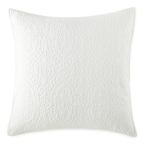 Linden Street Addison Euro Sham  One Size  White