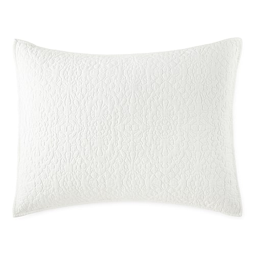 Click here for Linden Street Addison Pillow Sham  One Size  White prices