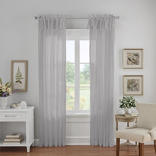 Click here for Elrene Home Fashions Jolie Semi-Sheer Tab Top Wind... prices
