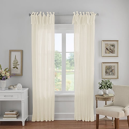Click here for Elrene Home Fashions Jolie Semi-Sheer Tab Top Wind... prices