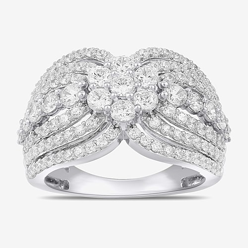 Click here for Diamond Blossom Womens 2 CT. T.W. Lab Grown White... prices