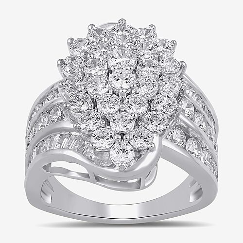 Click here for Diamond Blossom Womens 3 CT. T.W. Lab Grown White... prices