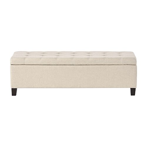 Click here for Mission Storage Ottoman  One Size  Beige prices