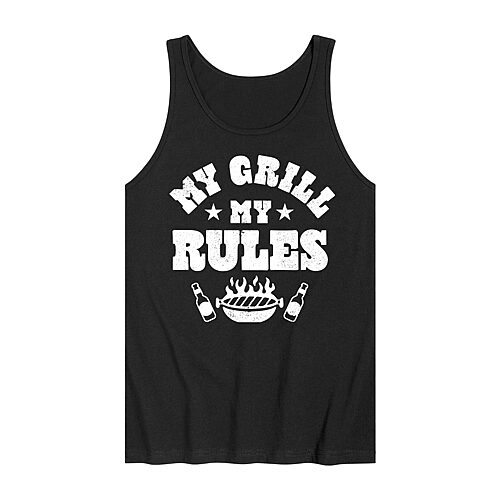 Click here for Mens Grill Tank Top  Small  Black prices