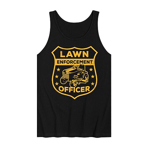 Click here for Mens Lawn Enforcement Tank Top  Medium  Black prices