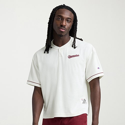 Click here for Champion Mens Short Sleeve Regular Fit Henley Shir... prices
