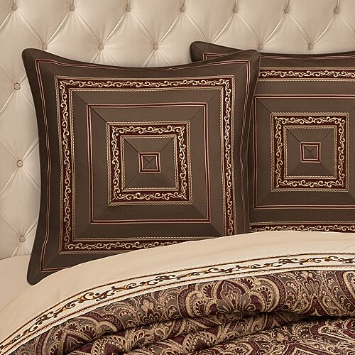 Click here for Five Queens Court Odette Woven Stripe Sham  Europe... prices