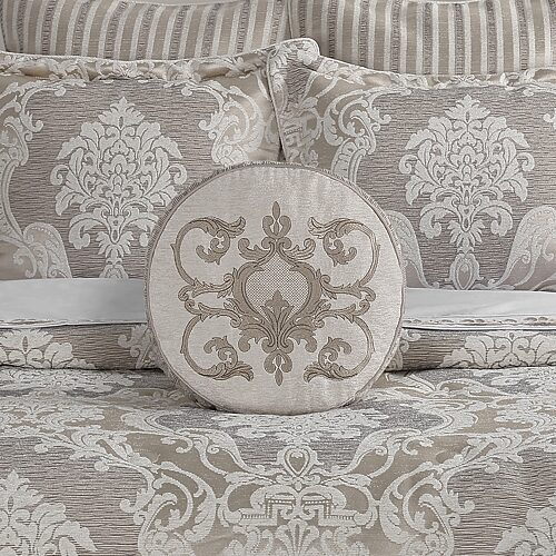 Click here for Queen Street Quincy 1 Pair Round Throw Pillow  One... prices