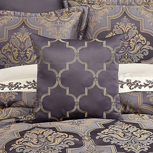 Click here for Five Queens Court Millbrook Square Throw Pillow  O... prices