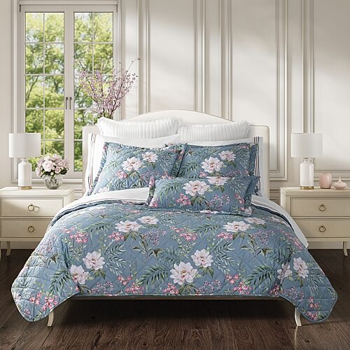 Click here for Piper & Wright Savannah Floral 3-Pc. Quilt Set  Fu... prices