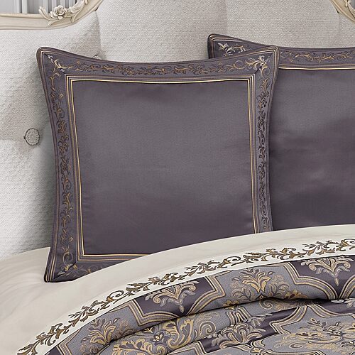 Click here for Five Queens Court Manchester Solid Sham  European... prices