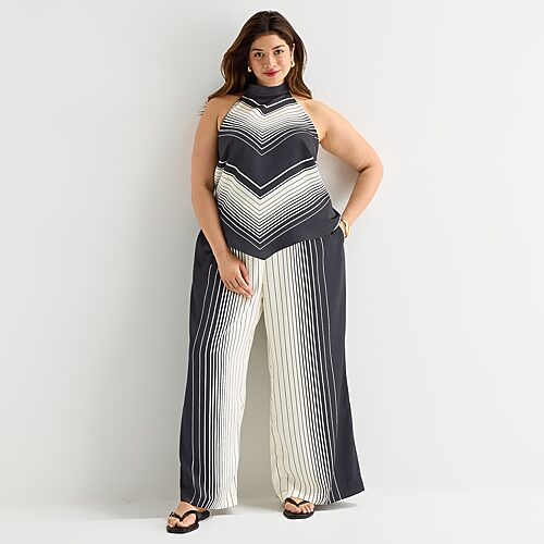 Click here for Worthington Womens Plus Wide Leg Mid Rise Pull-On... prices
