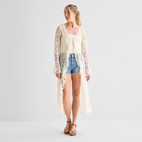 Click here for Forever 21 Womens Juniors Long Sleeve Button Cardi... prices