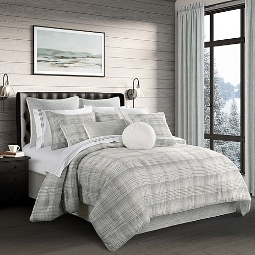 Click here for J Queen New York Alejandro Plaid 4-Piece Comforter... prices
