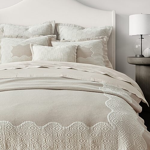 Click here for Queen Street Brighton Coverlet  One Size  White prices