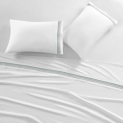 Click here for Queen Street Mayfield 300tc Sheet Set  One Size  W... prices