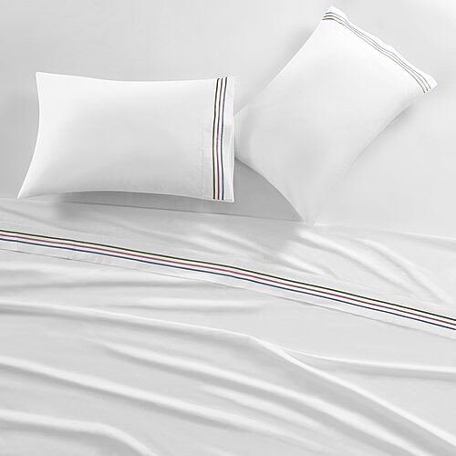 Click here for Queen Street Selma 300tc Sheet Set  One Size  Whit... prices