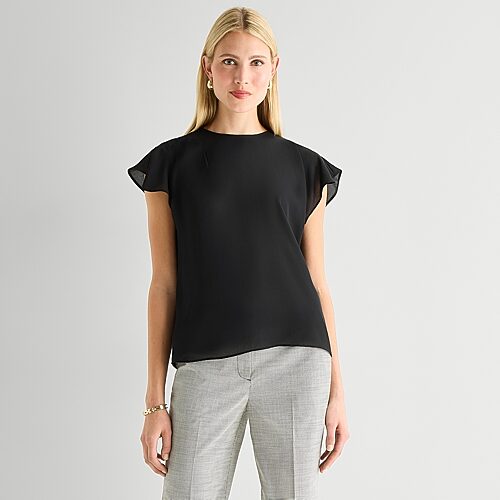 Click here for Worthington Womens Petite Crew Neck Short Sleeve B... prices