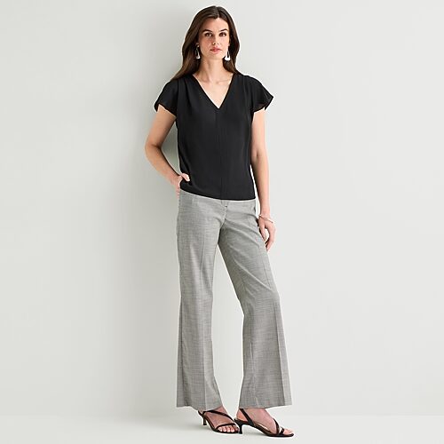 Click here for Worthington Womens Modern Perfect Trouser  2  Blac... prices