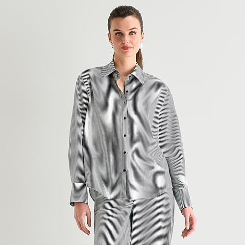 Click here for Worthington Womens Cuffed Long Sleeve Relaxed Fit... prices
