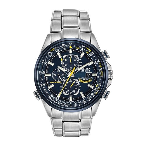 Citizen Mens Chronograph A-T Eco Drive World Time Oversized AT8020-54L Watch