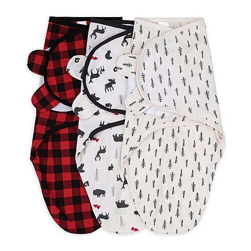 Click here for The Peanutshell Plaid Woodland 3-pc. Swaddle Blank... prices