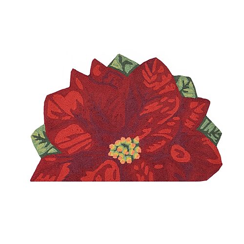 Click here for Liora Manne Frontporch Poinsettia Indoor/Outdoor W... prices