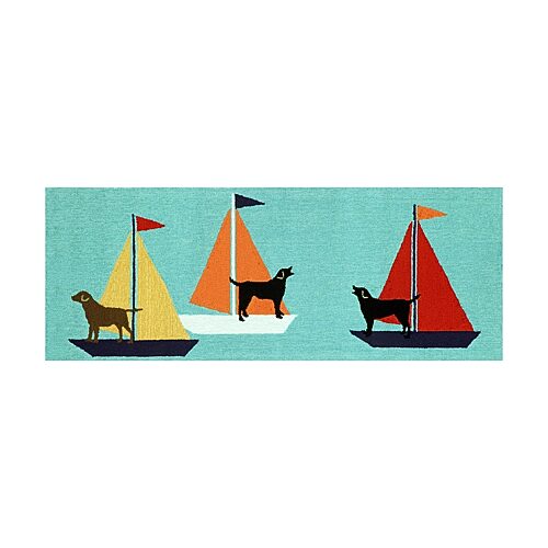 Click here for Liora Manne Frontporch Sailing Dog Kitchen Runner... prices