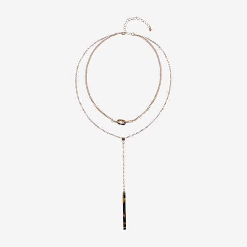 Click here for Mixit Layered Womens 16 Inch Y Necklace  One Size... prices