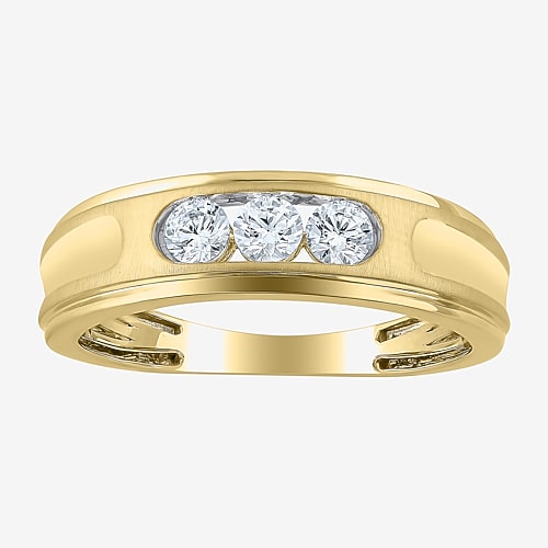 Click here for (G / Si2) Mens 1/2 CT. T.W. Lab Grown White Diamon... prices