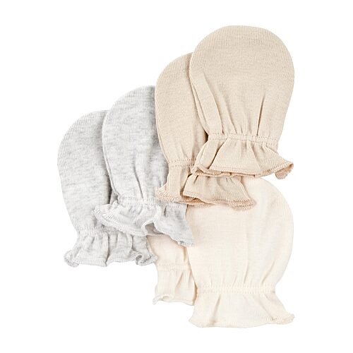 Click here for Carters Baby Unisex 3 Pair Multi-Pack Baby Mittens... prices