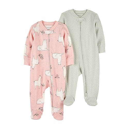 Click here for Carters Baby Girls 2-pc. Sleep and Play  Newborn... prices