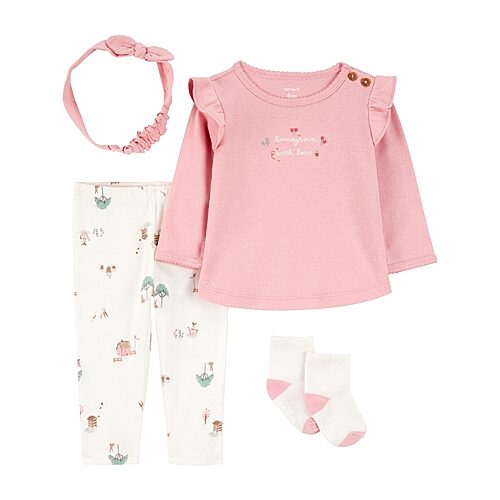 Click here for Baby Girl (NB-12M) Carters(R) 4pc. Home Grown Flor... prices
