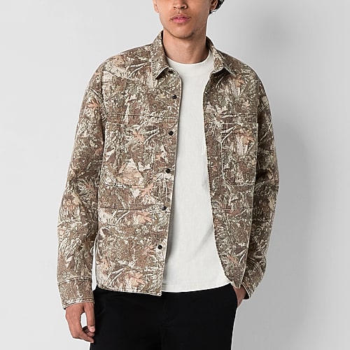 Click here for Arizona Mens Camo Shacket  X-large  Green prices