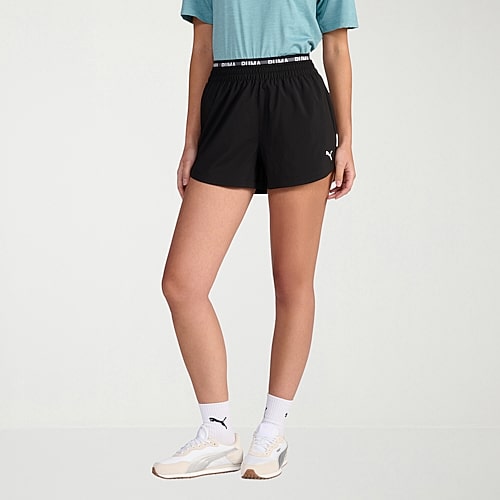 Click here for PUMA Womens Mid Rise Moisture Wicking Workout Shor... prices