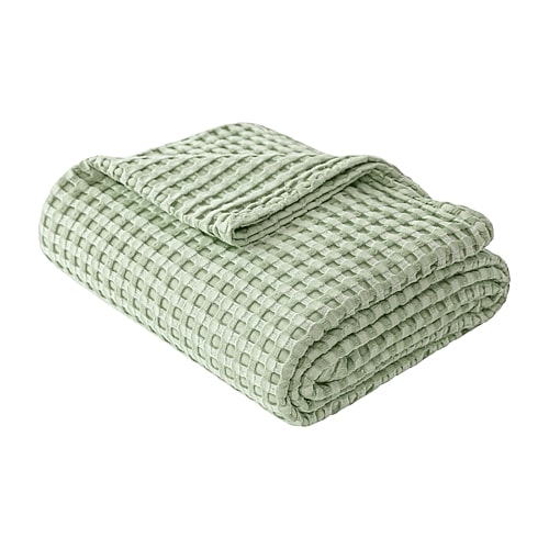 Click here for Awesome Home Bamboo Cotton Throw  One Size  Green prices