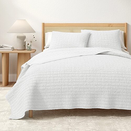 Click here for Linery Cotton Waffle Honeycomb Weave 3-pc. Quilt S... prices