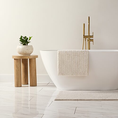Click here for ienjoy Home Pinstripe Cotton Bath Mat  34 x 21 - N... prices