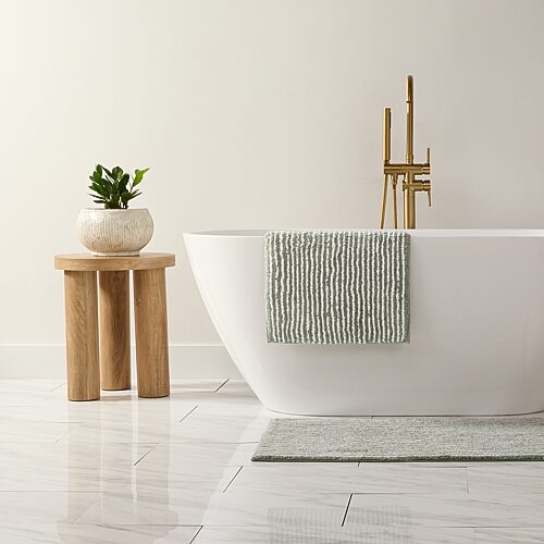 Click here for ienjoy Home Pinstripe Cotton Bath Mat  34 x 21 - S... prices