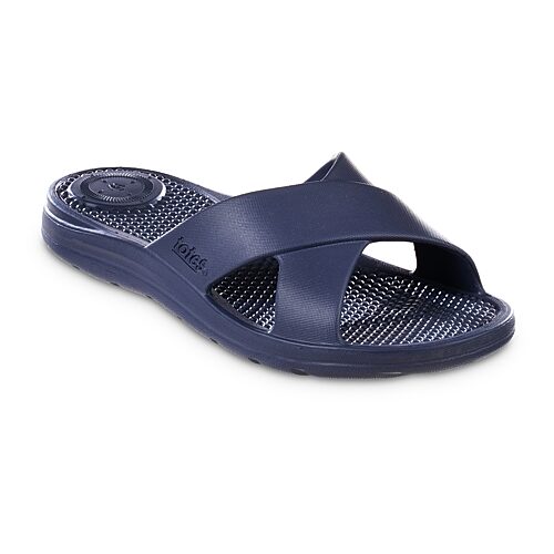 Click here for Totes Womens Slide Sandals  11  Blue prices