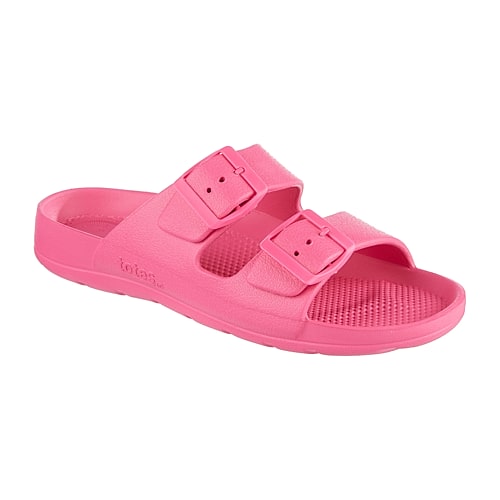 Click here for Totes Womens Totes Slide Sandals  9  Pink prices